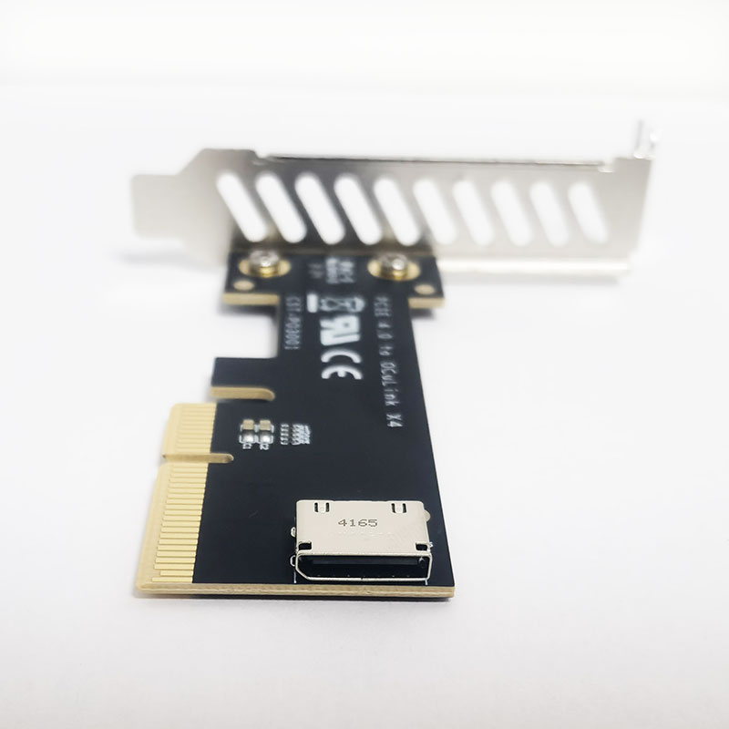 CST-PO3001: PCIe Gen4 x4 to OCuLink (SFF-8612) Expansion Card-OCuLink ...